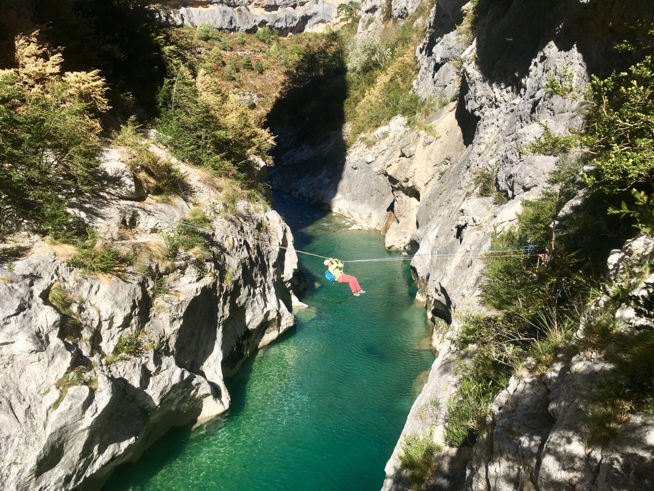 Escalade dans les gorges du Verdon - HELYUM