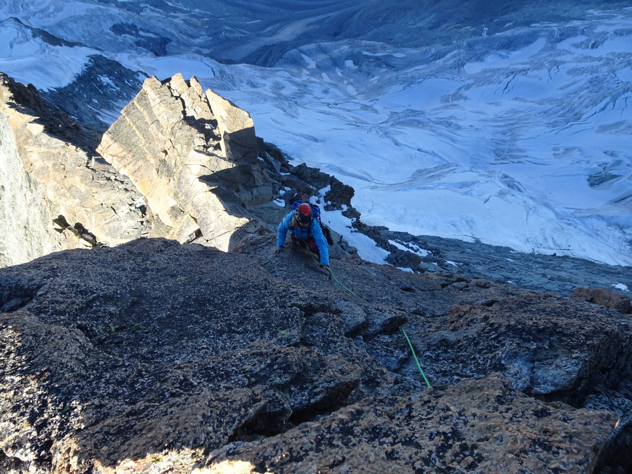 Zinalrothorn : Traversée Rothorngrat - Arête nord - HELYUM