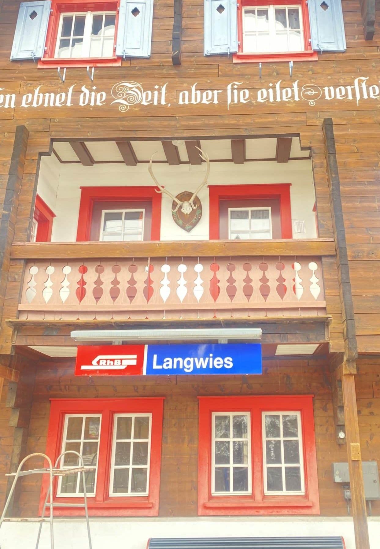 Point de chute à Langwies - HELYUM